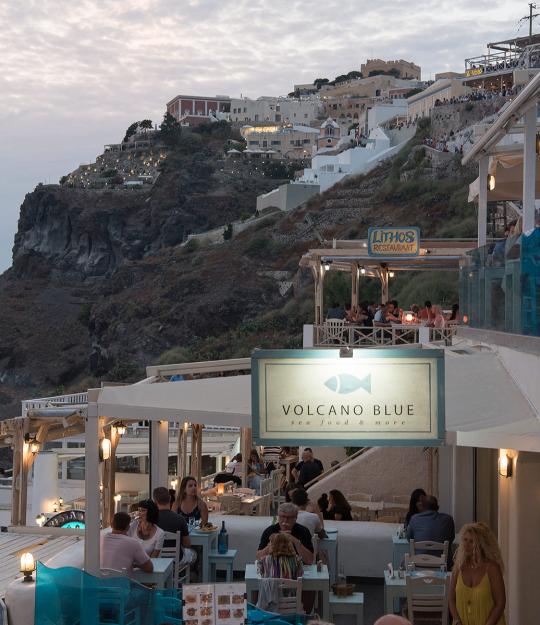 Gallery | Volcano Blue Restaurant , Fira, Santorini