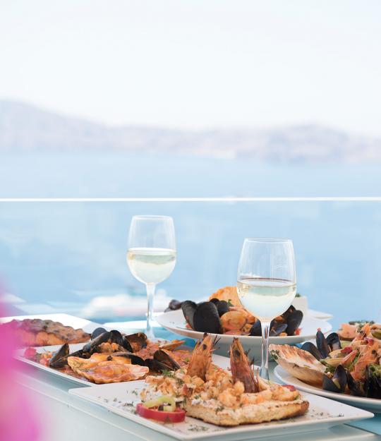 Gallery | Volcano Blue Restaurant , Fira, Santorini